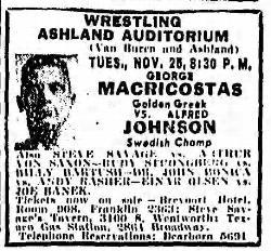 Strangler Lewis "Shoot" Promotion - Milwaukee, November 1941 | Catch ...